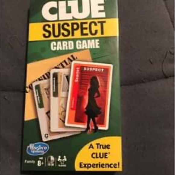 Hasbro | Toys | Hasbro Clue Suspect Card Game | Poshmark